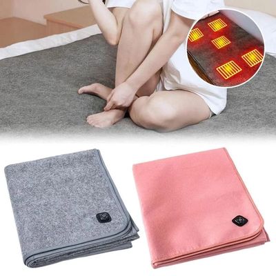 5V Electric Heated Blanket USB Charging 3-level Temperature
