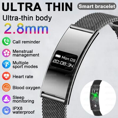 Men Women Smart Bracelet Heart Rate Sleep Monitor Health Sma