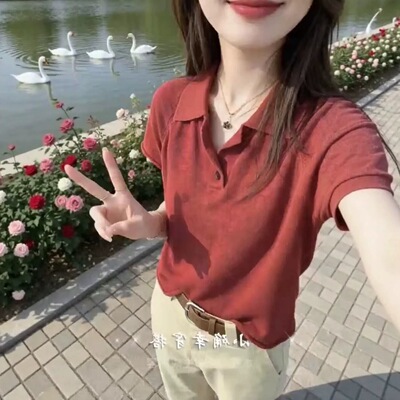 今年流行特惠PH260519新大爱美依缘2026夏季新款Polo领简约短袖