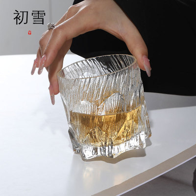 坚冰杯玻璃杯威士忌杯中古日式