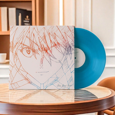 宇多田光专辑 One Last Kiss EVA新世纪福音战士 黑胶唱片 蓝胶LP