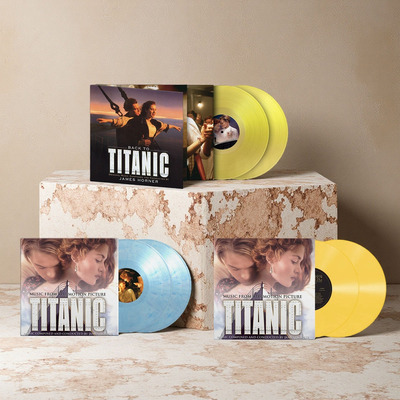 正版 Titanic 泰坦尼克号 电影音乐OST 留声机黑胶唱片碟片周边