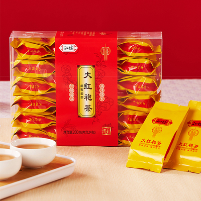 礼盒装大红袍知福乌龙茶