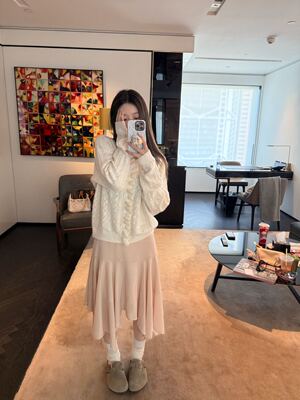 现货！oker章壳儿正品～不规则半身裙韩系百搭显瘦气质26新款A745