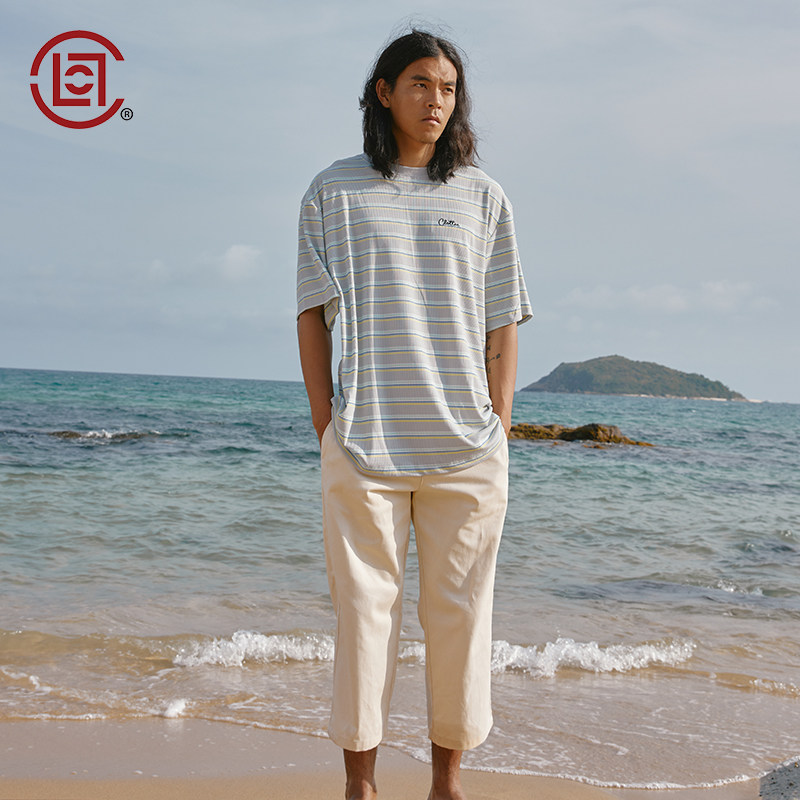 【CLOT CLOTTEE】LOGO休闲长裤夏季海滩系列多色陈冠希主理_虎窝淘