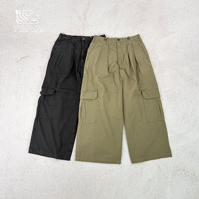 现货授权波普林工装裤26FW