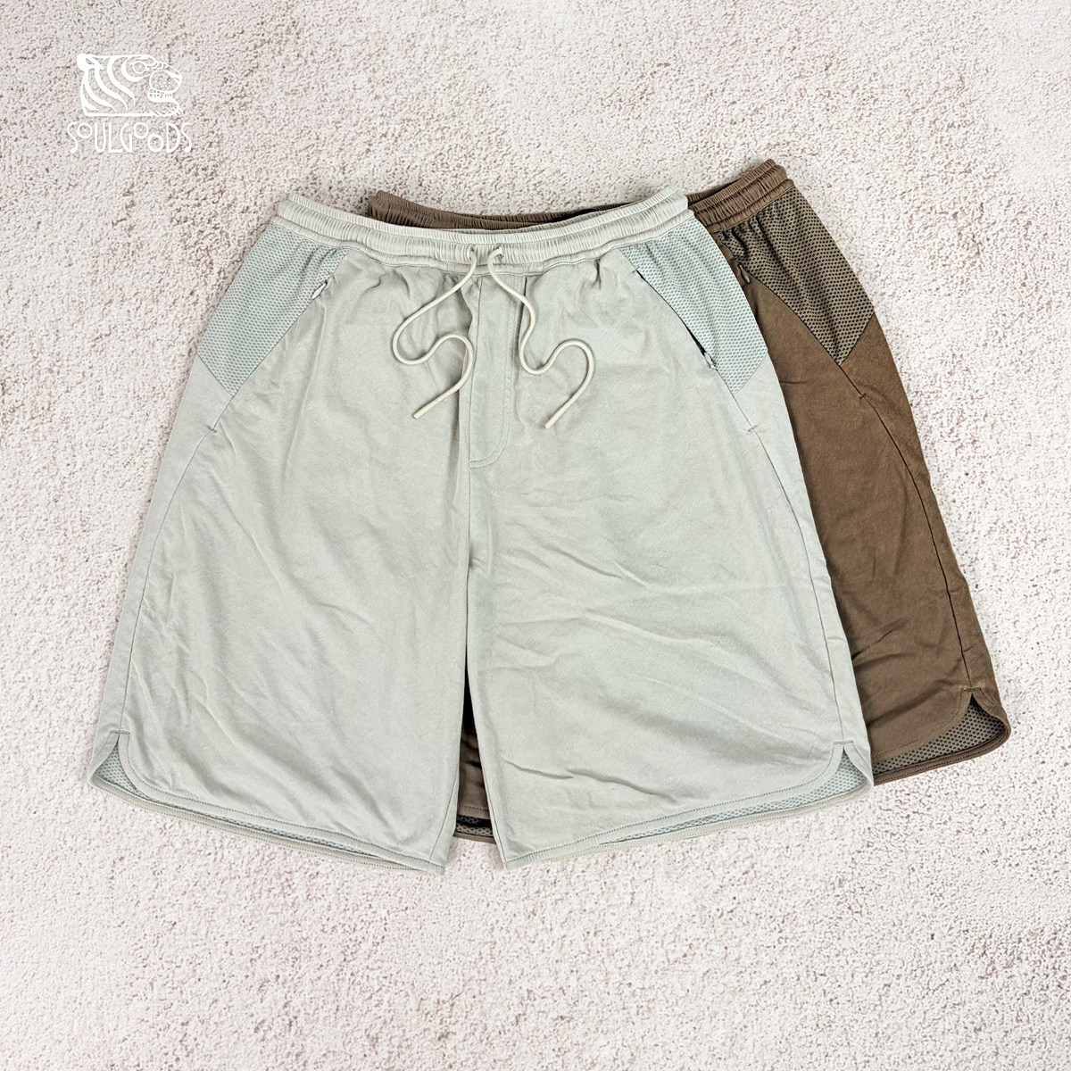 现货授权HIKING PATROL ORBIT SHORTS网格透气运动短裤26SS