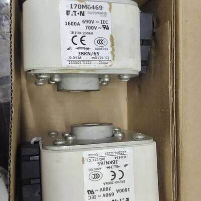 议价-EATON伊顿巴斯曼熔断器，型号170M6469，1600A-可维修