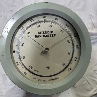 可维修-日本大田船用气压表 Aneroid Baromet-议价