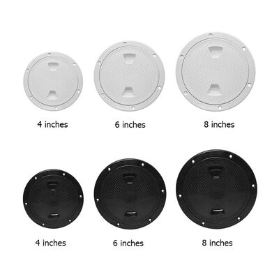 4/6/8 Inch Boat Hatches Deck Plate Detachable Plastic
