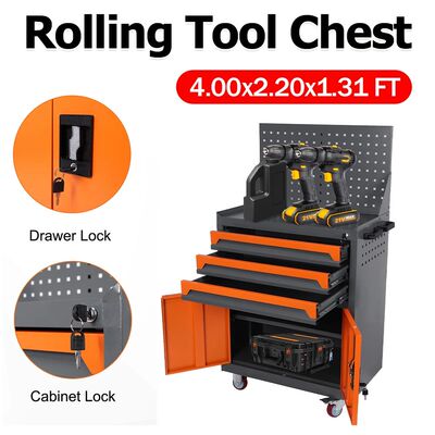 Heavy Duty Rolling Tool Chest with Drawers Tool Box