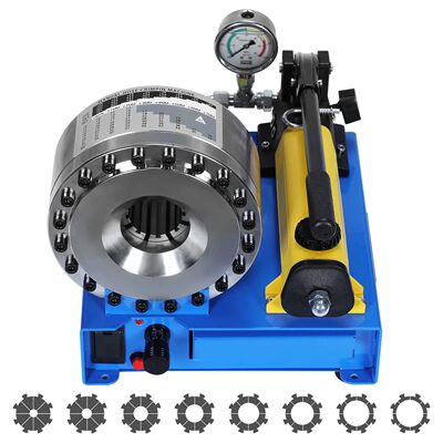Hose Crimper with 8 Sets of Dies High Pressure Hydraulic