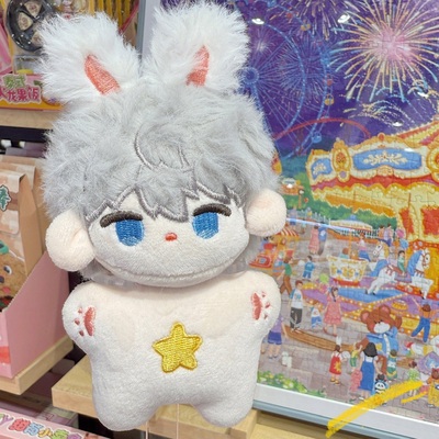 亚克力打卡棒棉花娃娃展示