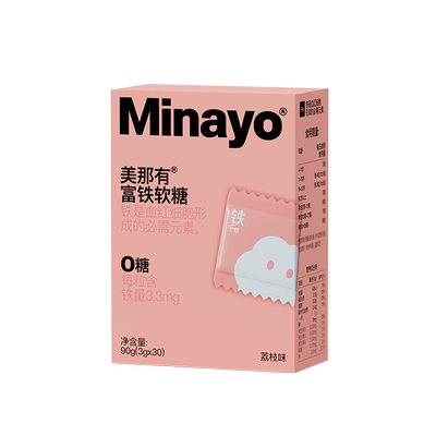 Minayo含铁富铁软糖90g(3gx30)