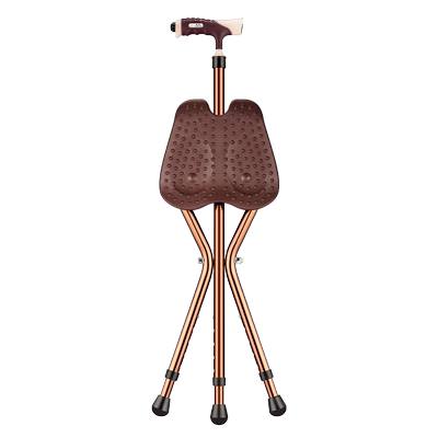 雅德拐杖折叠凳子便携手杖助步器