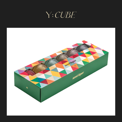 现货Y:CUBE葡萄牙进口Vista Alegre Sweet Liquor玻璃红酒套杯子