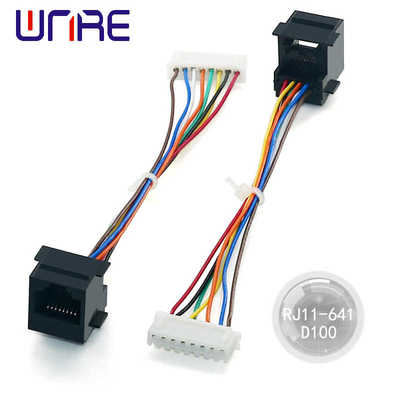 RJ11-641D100带XH单头连接线黑色
