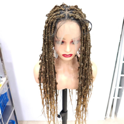 Full Lace Synthetic Braided Lace Braids Afro wigs