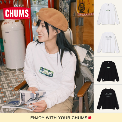 CHUMS洽洽鸟户外棉质长袖T恤