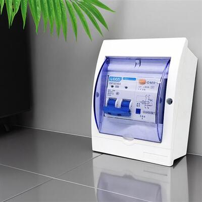 龙冠新型漏电开关带防水盒 2P32A/63A 热水器空调专用漏电保护器