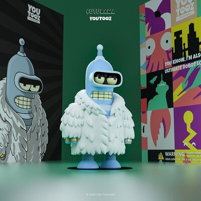 GUMO班德 飞出个未来表情包经典正版周边手办 Futurama Bender