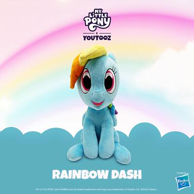 GUMO 小马宝莉 正版毛绒玩偶 My Little Pony 23cm Rainbow Dash