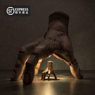 现货WEDNESDAY星期三THING亚当斯一家小东西断手潮玩摆件GUMO独家