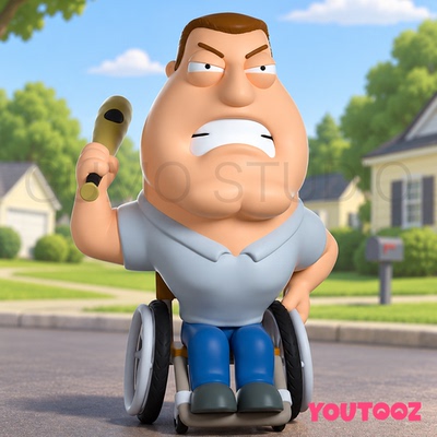 现货Joe Swanson 恶搞之家 Family Guy 收藏公仔 Youtooz 正版