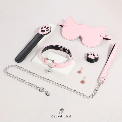 【一套搞定】可爱猫咪项圈眼罩蜡烛夹子sp道具套装角色扮演情侣