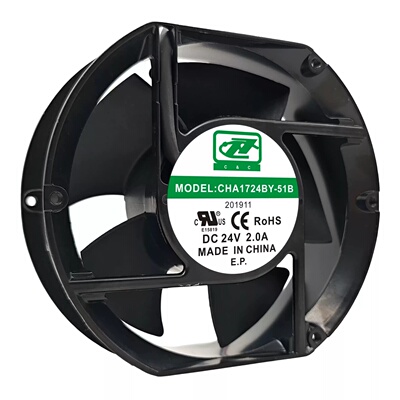 C&C CHA1724BY-51B 17251直流风扇 24V 2.0A工控机变频器散热风扇