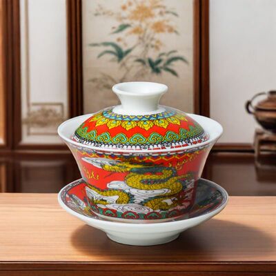 3.2寸陶瓷功夫茶具套装家用茶碗品茗杯茶盏茶具喝茶杯子商用茶馆