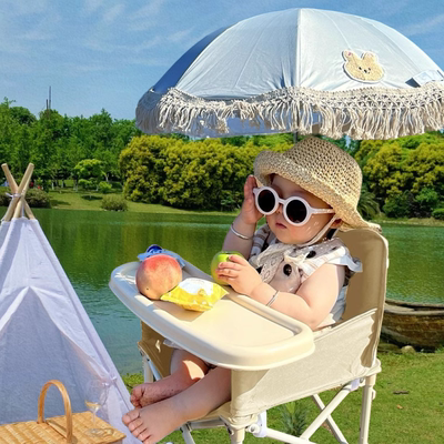 宝宝便携式折叠户外露营野餐椅子儿童海边沙滩座椅婴儿外出拍照