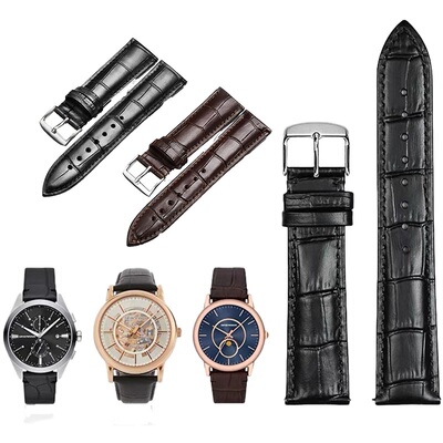 软皮二层皮表带出门问问Ticwatch