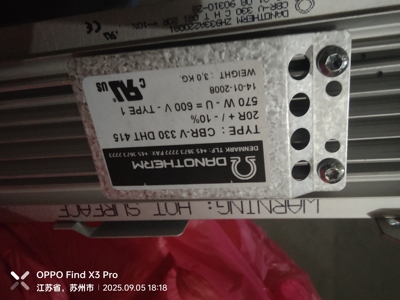 DANOTHERM全新abb制动电阻JBR-05/JBR-09 型号CBR-V330DHT415