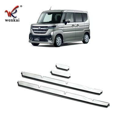 适用于24款铃木Spacia Custom改装前格栅下中网专车电镀装饰亮条