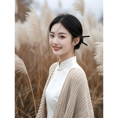 超清纯气质美少女少妇装饰海报客厅卧室内墙面贵妇贴画自粘贴防水