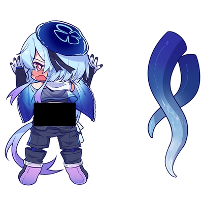 【3月9号发货】《明日方舟》水月的被捅的立牌