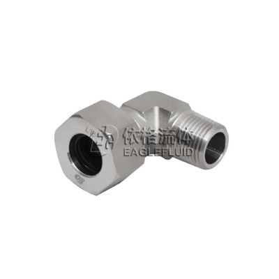 依格流体WE端直角接头（R螺纹）WE-L10R3/8K-SS/WE-L12R1/4K-SS
