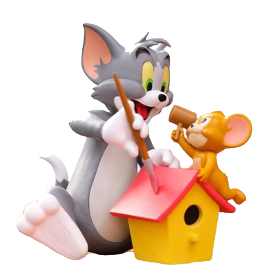 正版好朋友的一天猫和老鼠盲盒