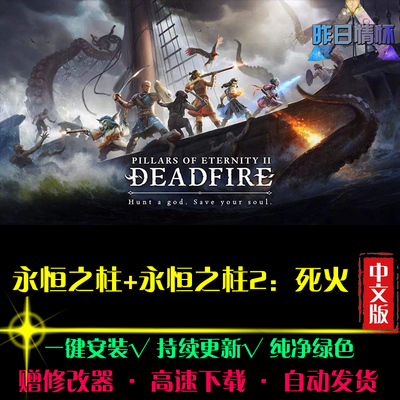 永恒之柱1/2死火欧美RPG角色扮演冒险硬核探索PC电脑单机游戏合集