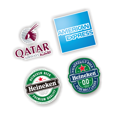 适用于F1赛车赞助商LOGO喜力美国运通卡塔尔航空支持定制贴纸7568