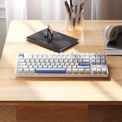 SKN 巴蛇PLUS三模客制化无线蓝牙有线机械键盘87键游戏平板笔记本