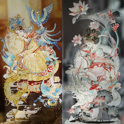 第九航道分装胶带万物赋灵坠梦浮图塔镜花缘送风晓蝶国风系列人物