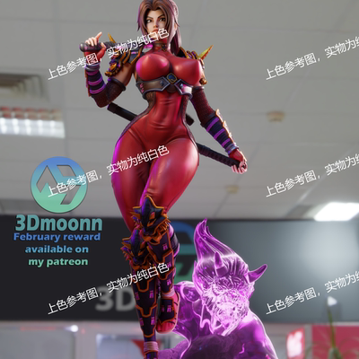 塔姬双体版3D打印模型