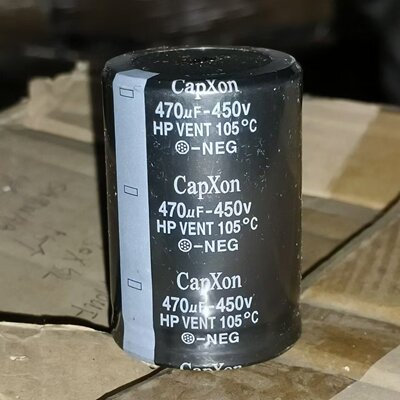CapXon  450v 470uf HP VENT105℃