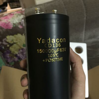 正品63V120000UF电容器 厂家促销 直径75高度150MM大概