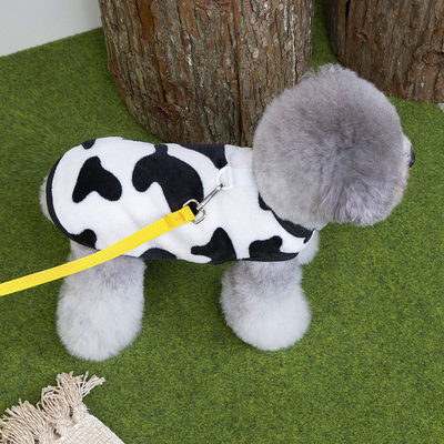 狗狗衣服秋冬装保暖绒衣带牵引环宠物猫咪小型犬泰迪比熊博美幼犬