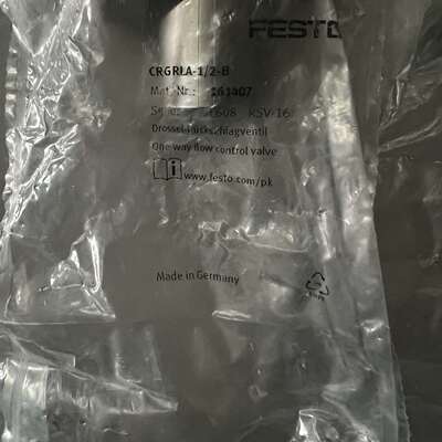 议价FESTO费斯托节流阀耐高温 CRGRLA-1/2-B可维修