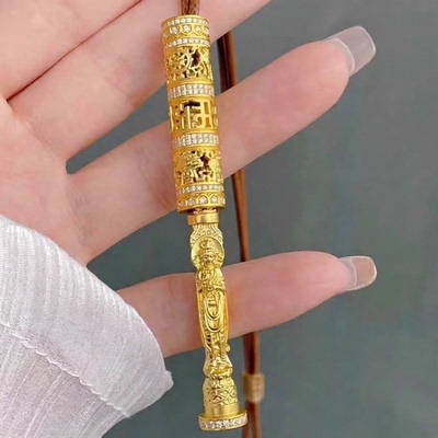 大彤彤同款吊坠花丝点钻八宝随身