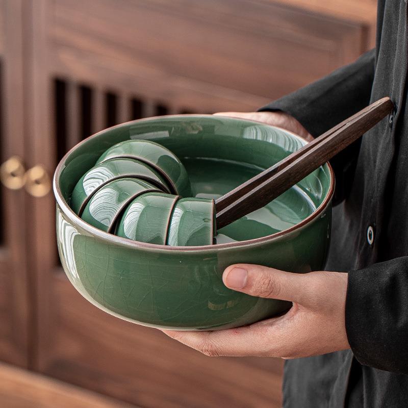 2026哥窑茶洗家用陶瓷功夫茶具配件茶道零配茶洗茶杯收纳洗茶碗茶